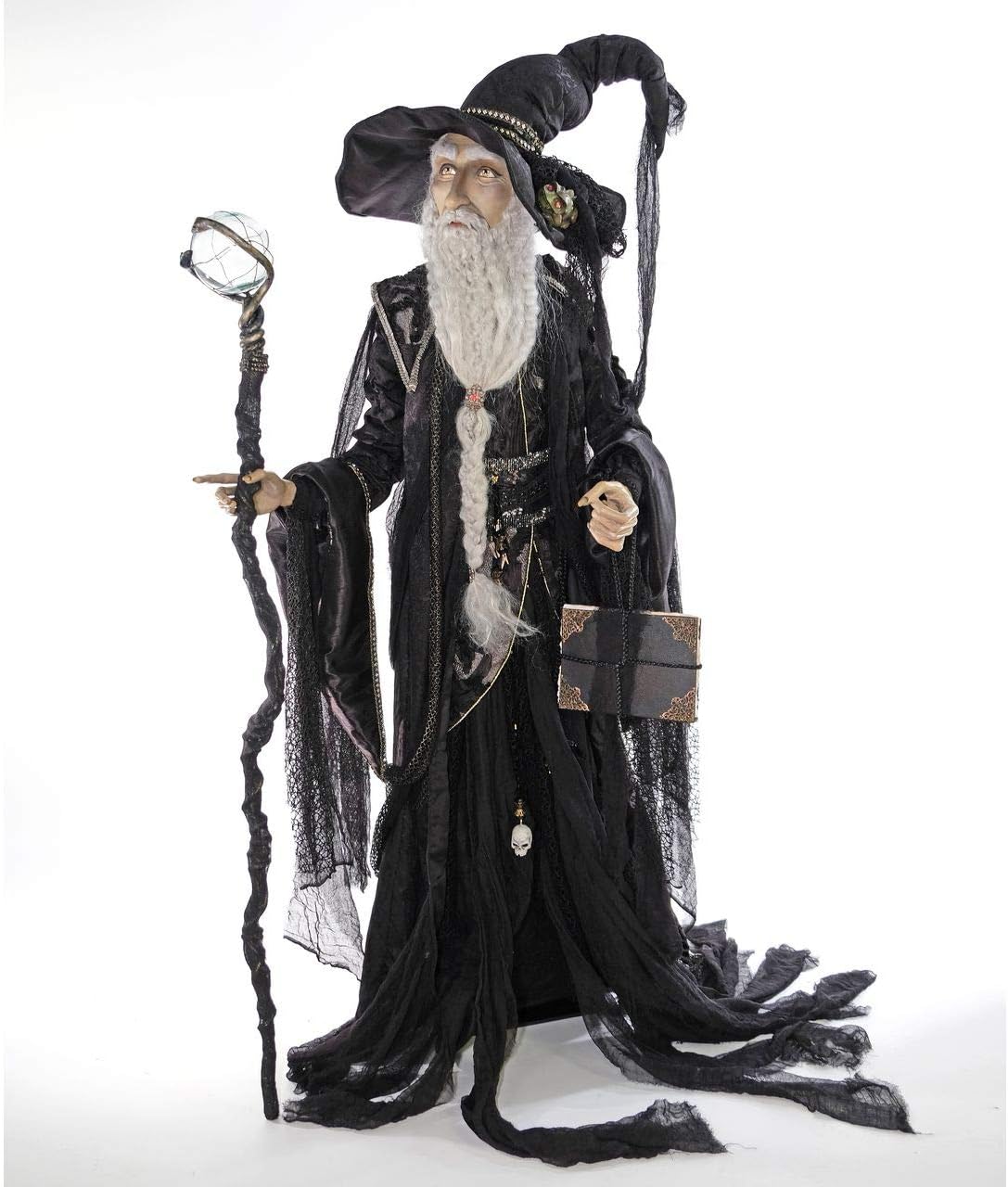 Amazon.com: Katherine's Collection 2019 Wizard Doll, Life Size Black ...