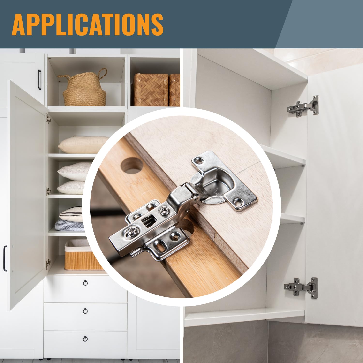 Snapklik.com : POWERTEC Cabinet Hinge Jig W/ 35mm Forstner Bit, Concealed Hinge Jig For Cabinet ...