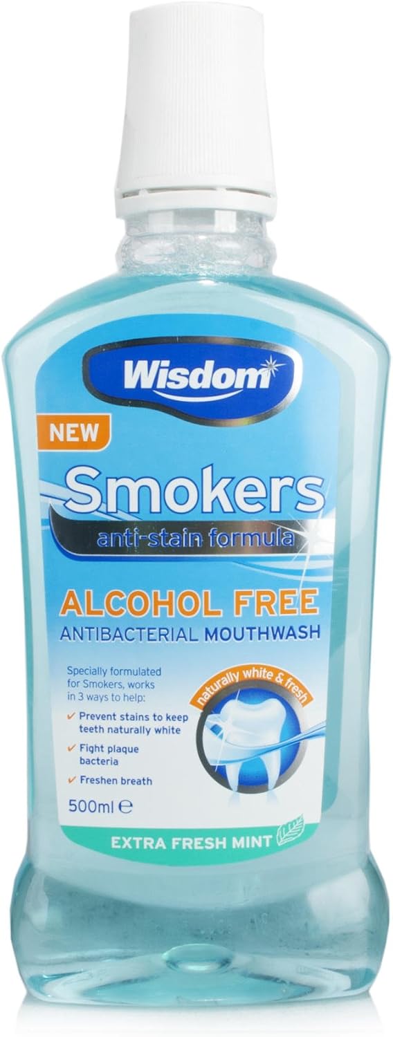 Wisdom Smokers Mouthwash 500ml : Amazon.co.uk: Health & Personal Care