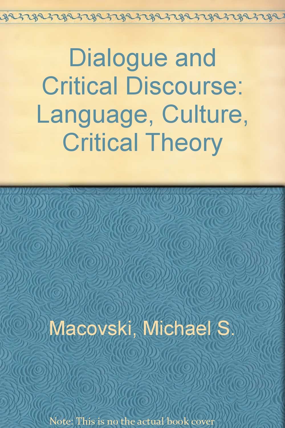 Amazon.com: Dialogue and Critical Discourse: Language, Culture ...