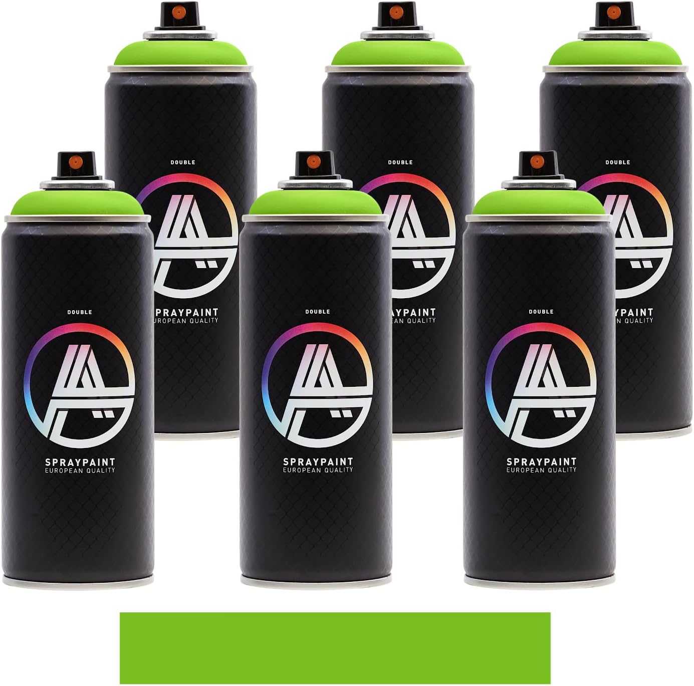 Double A Spray Paint 400ml Can (Pack of 6) - Made Fresh Green (Medium ...