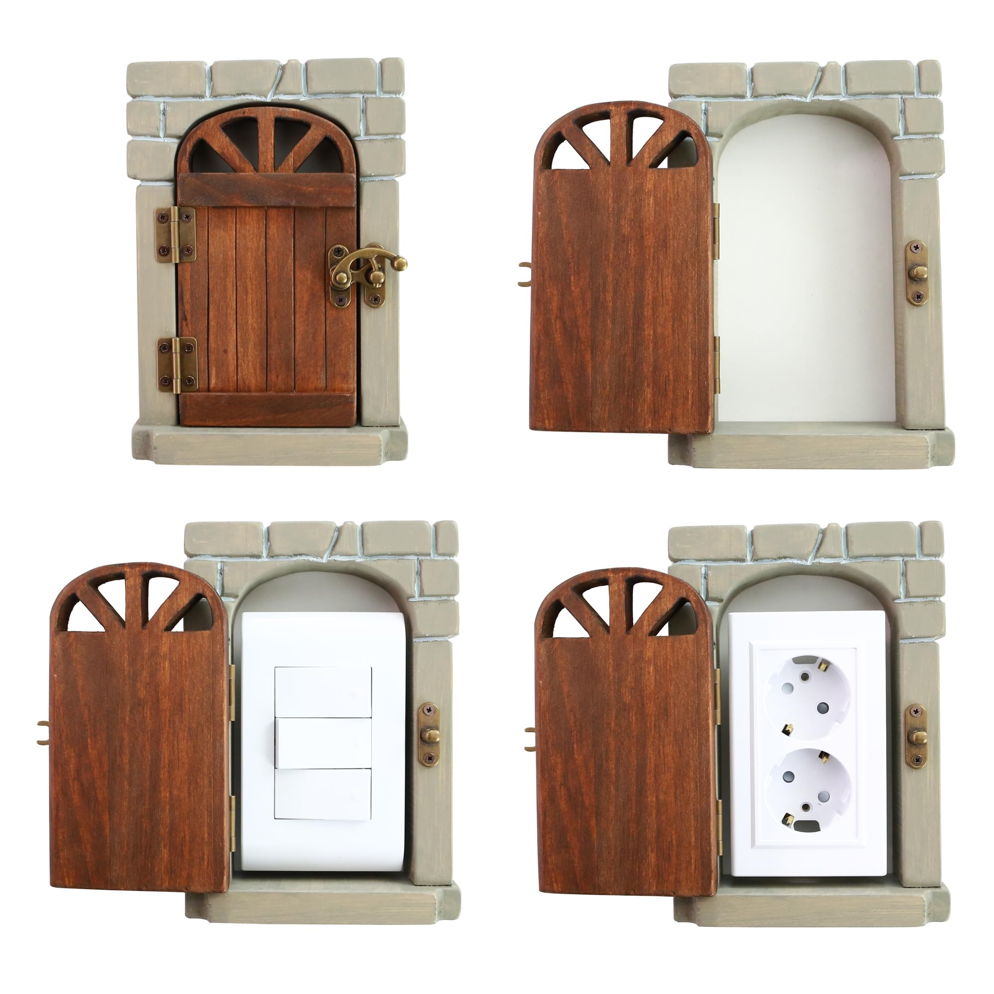 Amazon.com: ROAEXPO Wooden Interior Outlet Switch Covers - A Premium ...