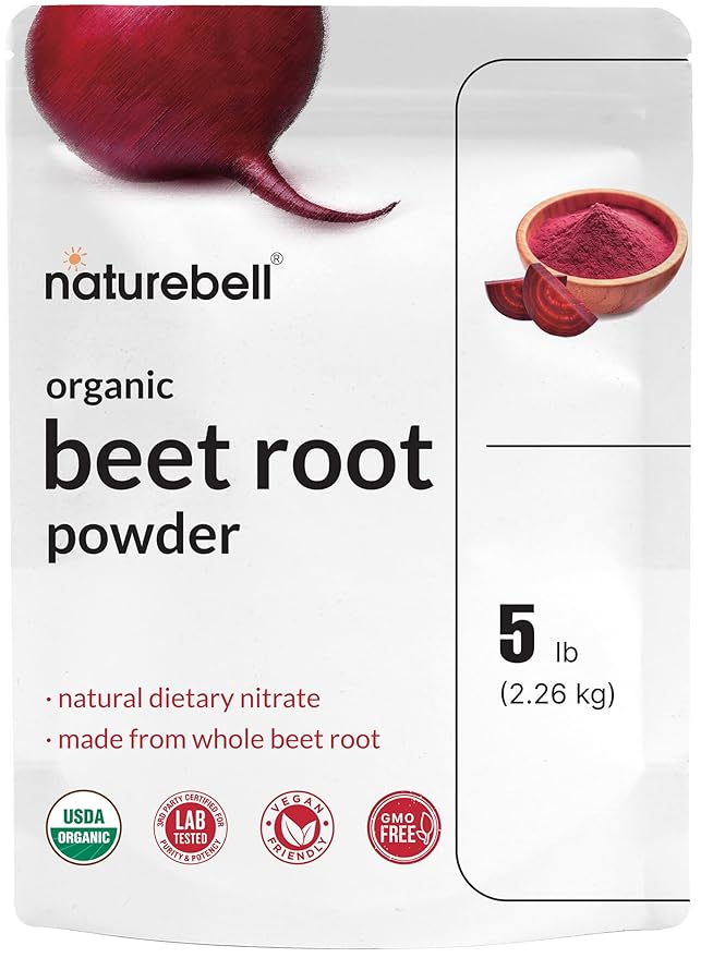 Amazon.com : NatureBell Organic Beet Root Powder 5Lbs | 4,000mg Per ...