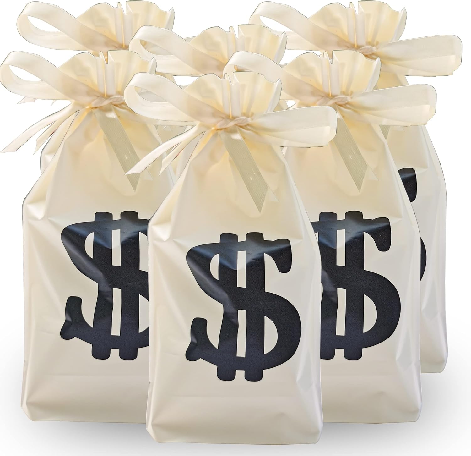 Amazon.com: Eylola Money Bag 60Pcs, 6.3 x 9 Inch PE Sign Carrying Sack ...