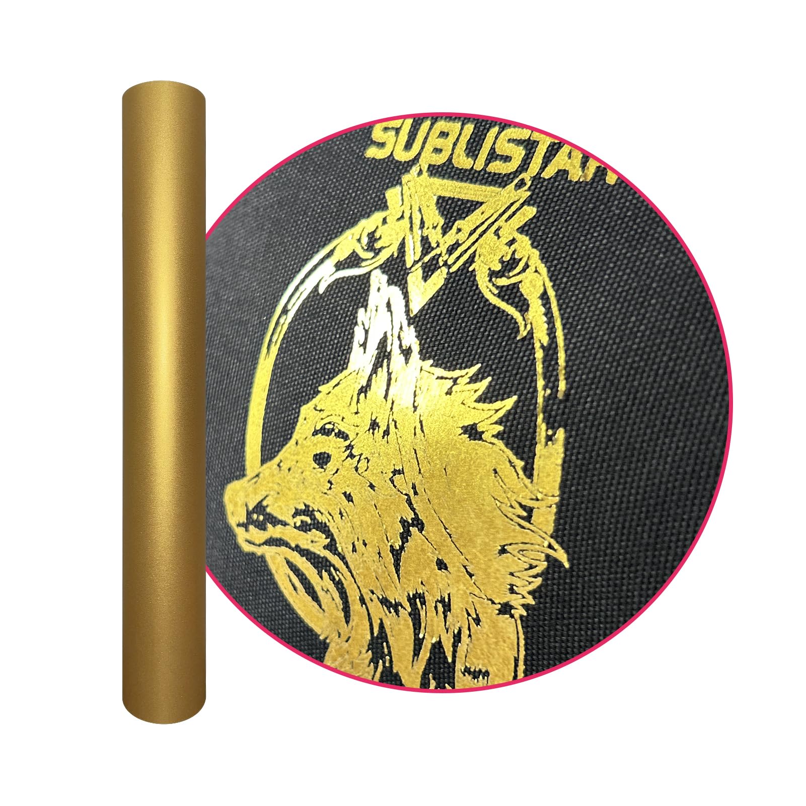 Amazon.com: Metallic Gold DTF Transfer Film, Reflective Heat Transfer ...