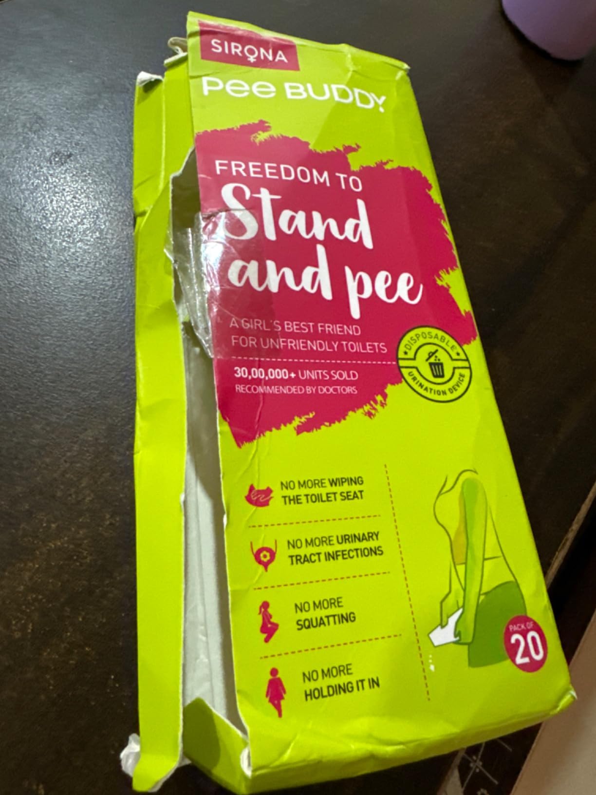 PEE BUDDY 20 Funnels Disposable Female Urination Device for Women ...