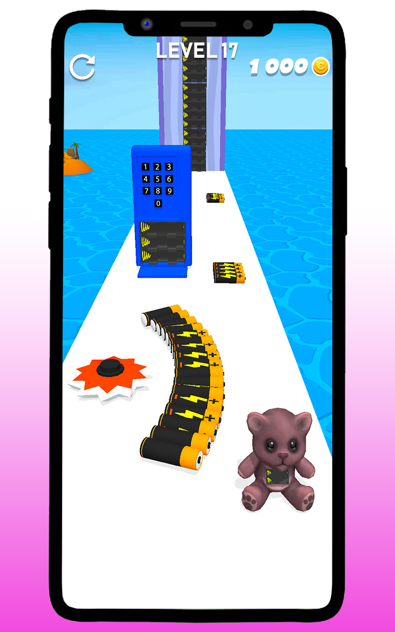 Battery Run Race 3D Stack Rush: Recharge the Toys Challenge Charging ...
