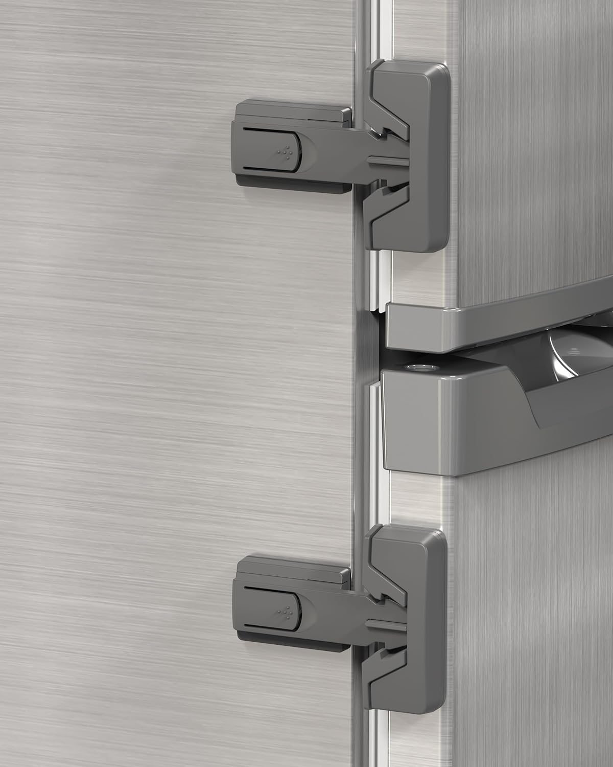 Amazon.com: Yunkey Child Safety Fridge Lock, Auto-Lock Design, One-Hand ...