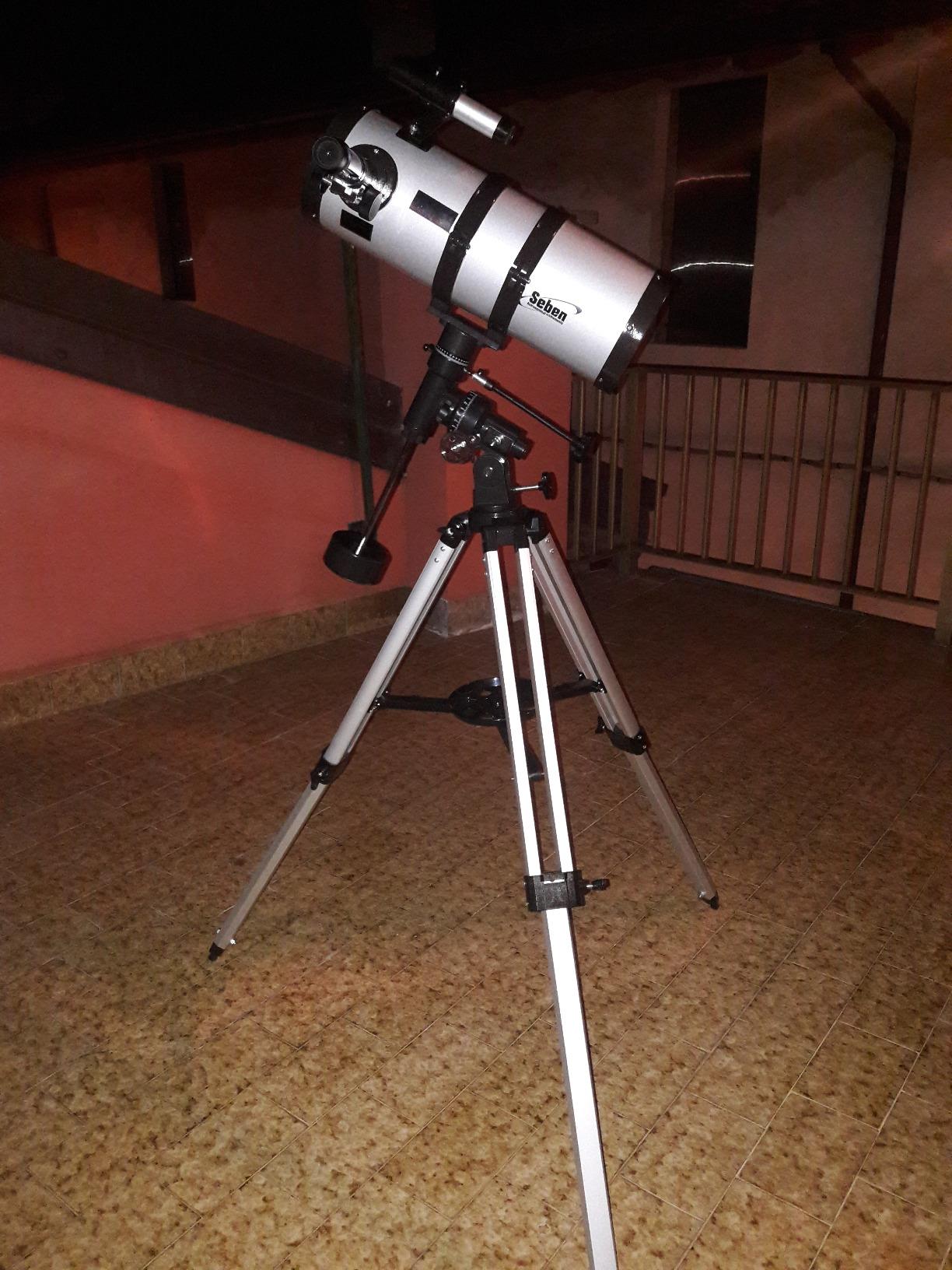 Seben Big Boss 150/1400 EQ3 Telescopio Riflettore Astronomia ...