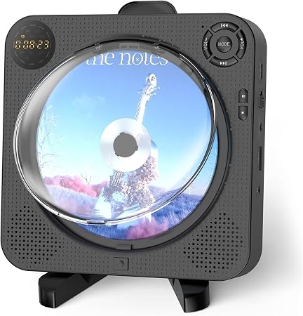 Amazon.co.jp: Desobry CDプレーヤーポータブルBluetooth送受信スピーカー内蔵 壁掛け&卓上置き式 多機能 FM ...