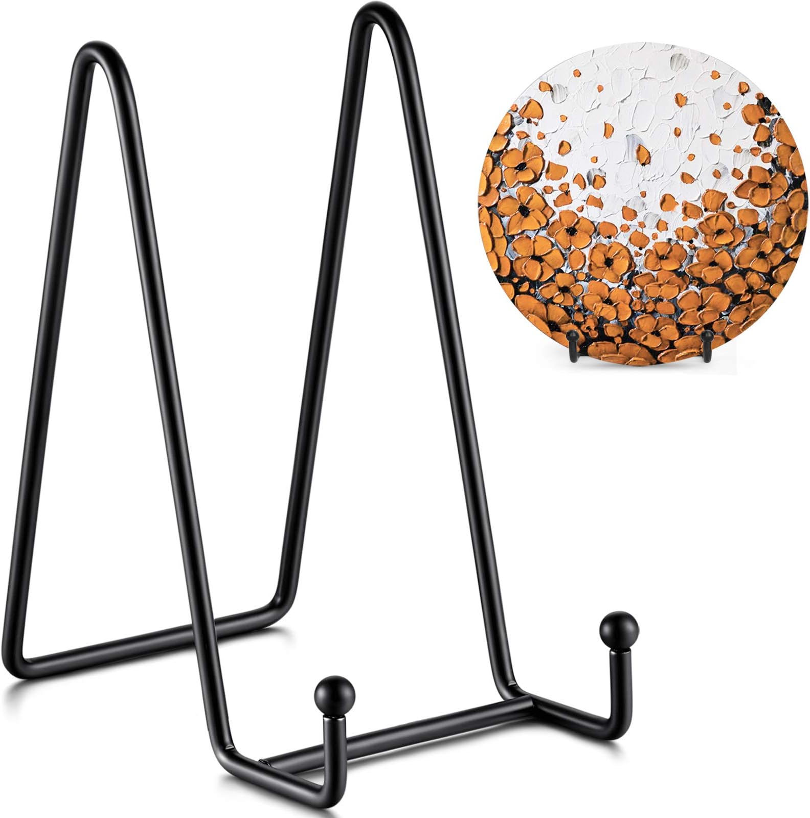 Amazon.com: TRIPAR Decorative Scroll Rack, Large Black Display (8 Inch ...