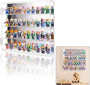 Amazon.com: Acrylic Minifigure Display Case, Clear Display Cases for ...