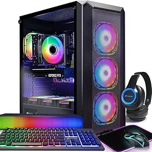 Amazon.com: STGAubron Computadora de escritorio para juegos, Intel Core ...