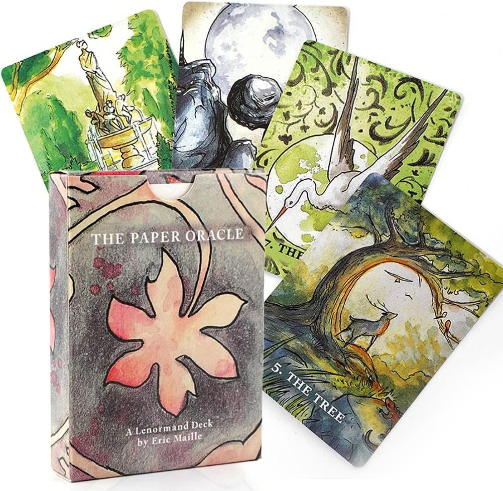 L'oracle Papier lenormand,The Paper Oracle lenormand,Tarot Card,Deck ...