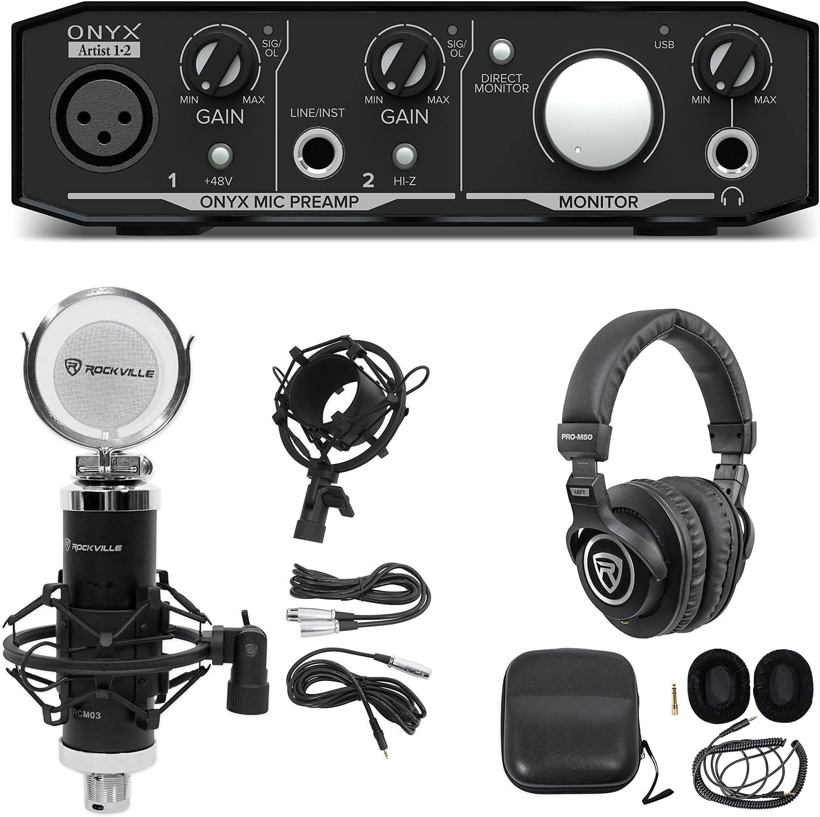 Amazon.com: Focusrite Scarlett 2i2 Studio 4th Gen USB Audio Interface ...