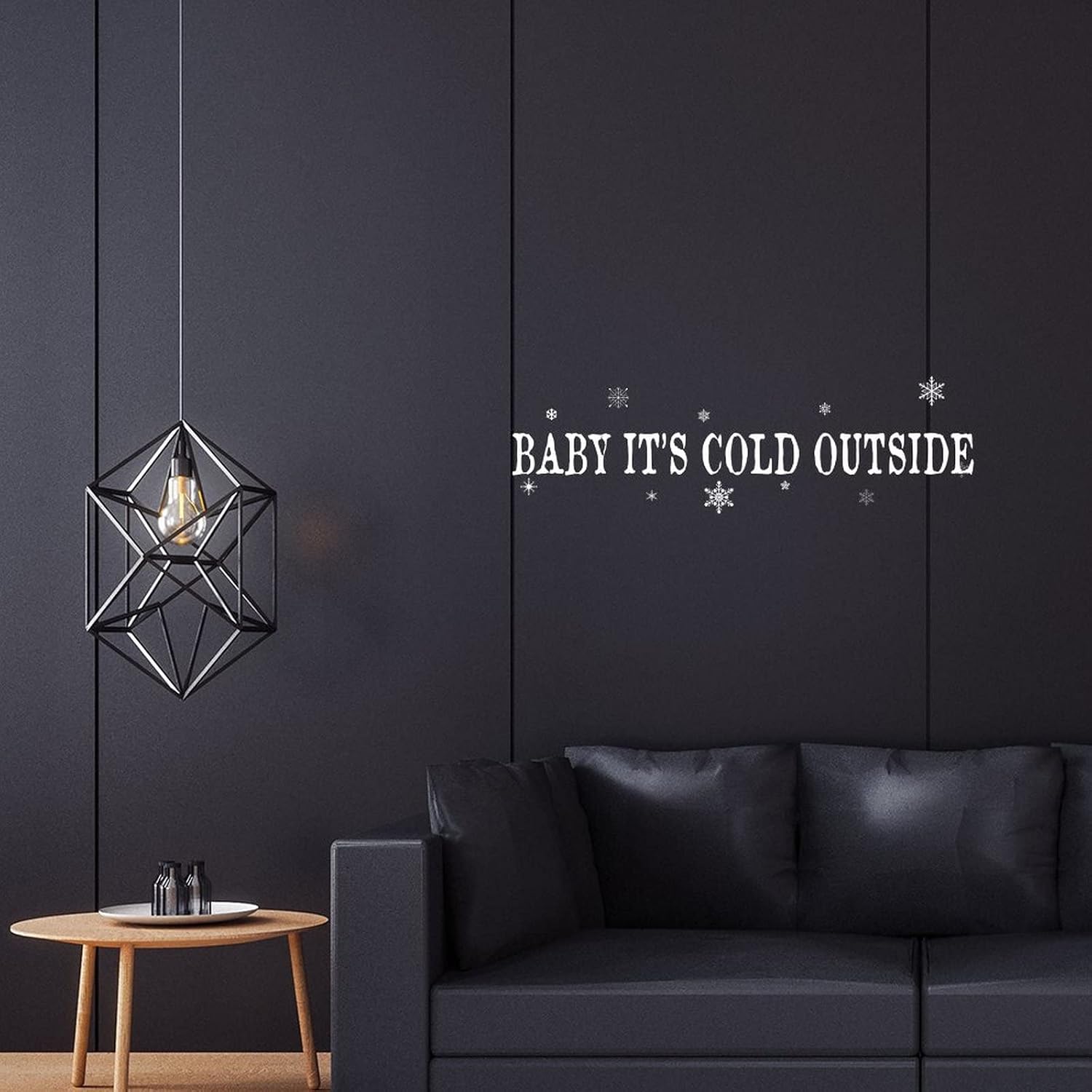 Amazon.com: Baby It's Cold Outside Stickers for Wall Inspirational Wall ...