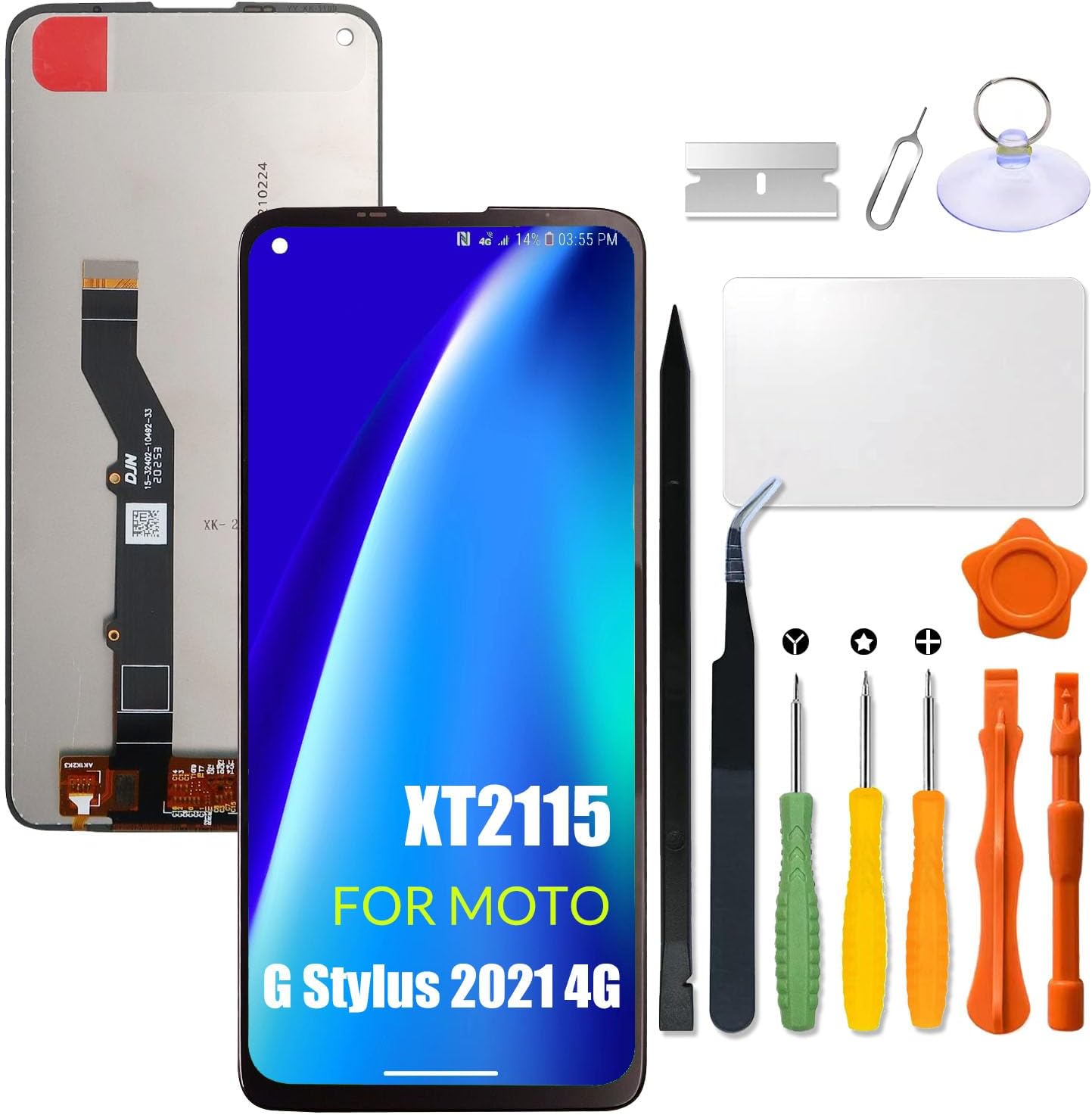 Amazon.com: Replacement for Motorola Moto G Stylus 2021 LCD Screen for ...