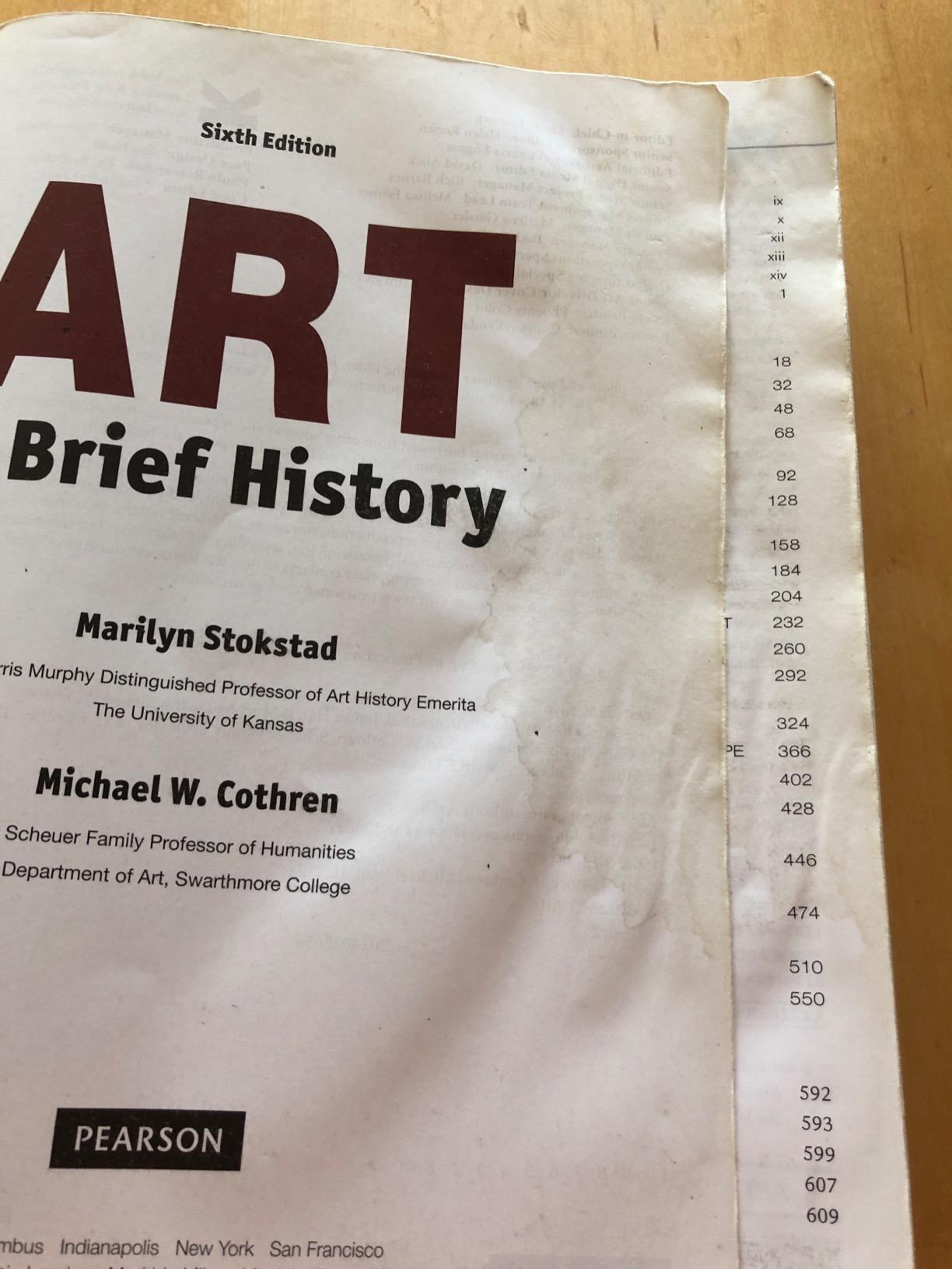 Amazon.com: Art: A Brief History (6th Edition): 9780133843750: Stokstad ...