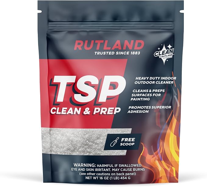 Amazon.com: Rutland TSP Clean & Prep, Heavy Duty Cleaner Concentrate ...