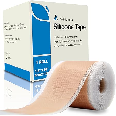 Amazon.com : AWD Medical Silicone Scar Sheets - Silicone Gel Sheets for ...