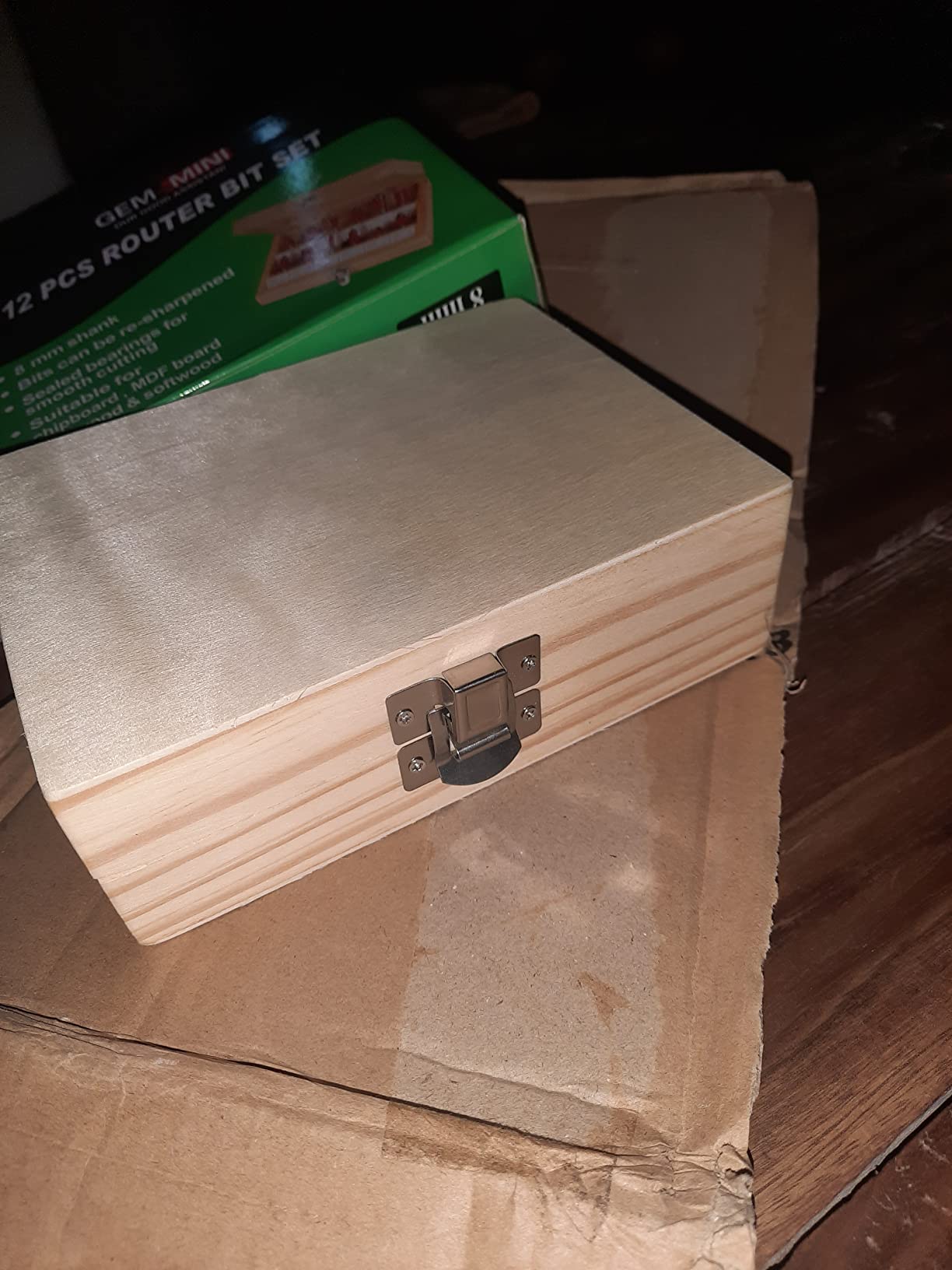 ISC 8mm 12 Pcs Router/Trimmer Bit Set with Box for Wood Working 12Pcs ...