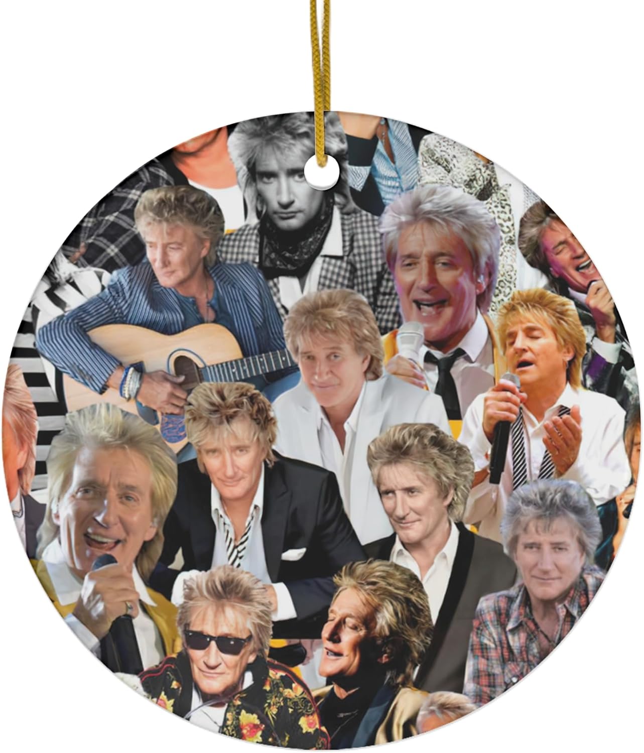 Amazon.com: Christ Tree Ornament Rod Home Decor Circle X- Stewart X ...