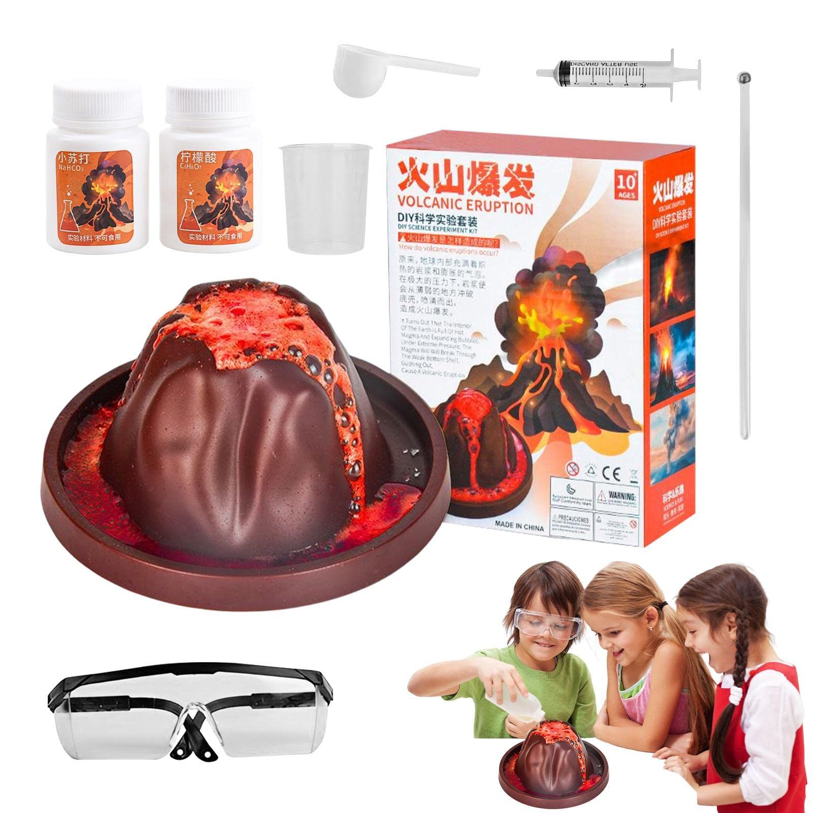 Buy shifengzhou Eruption Of A Volcano | DIY Earth Experiments For Kids ...