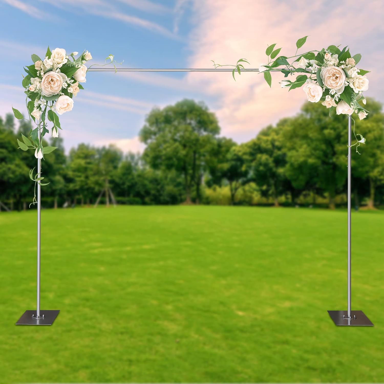 Amazon.com: 9.8FTx 9.8FT Square Backdrop Stand w/Bases Adjustable Pipe ...