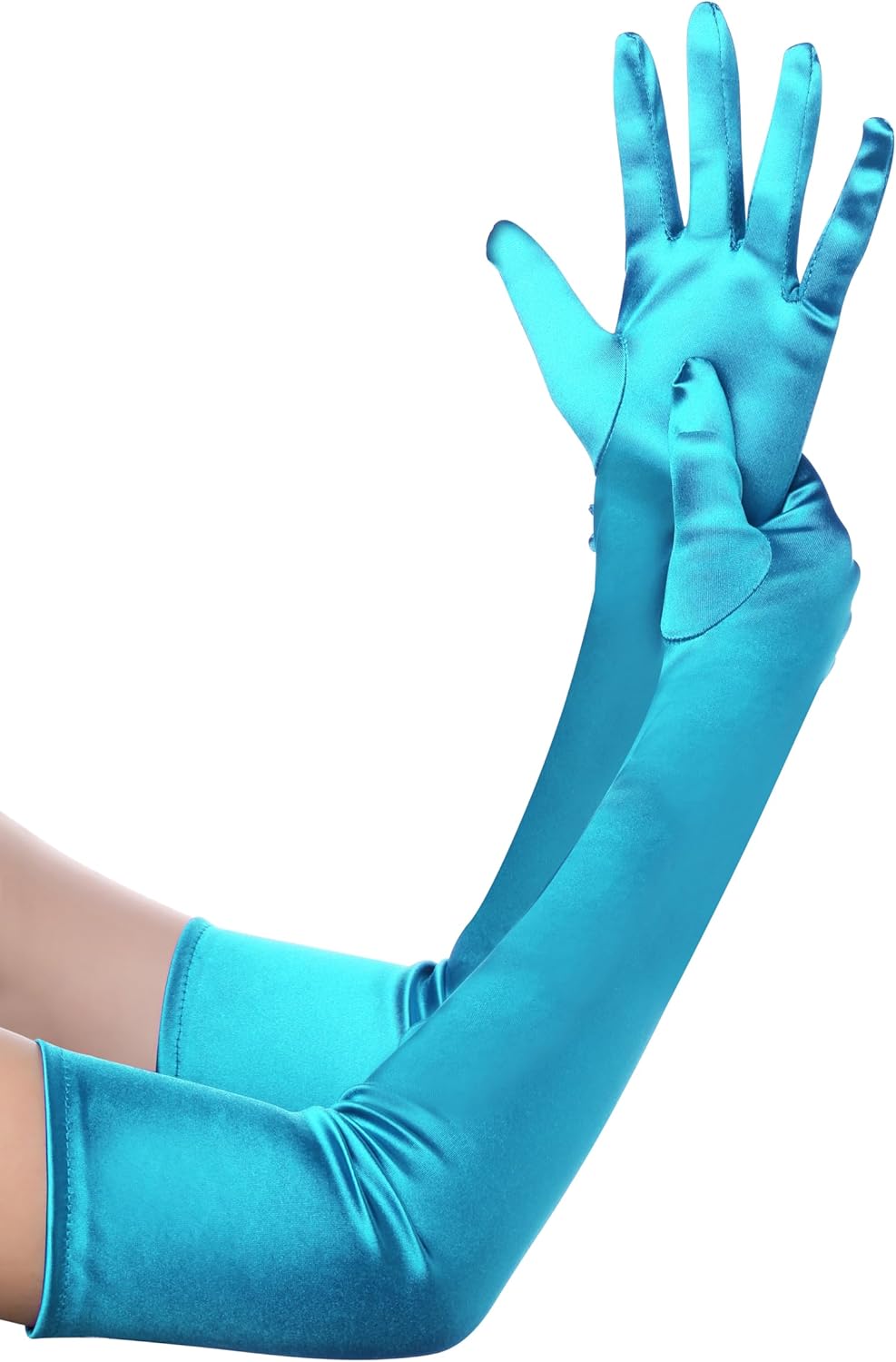 Amazon.com: BABEYOND Long Opera Party 1920s Satin Tea Party Gloves ...