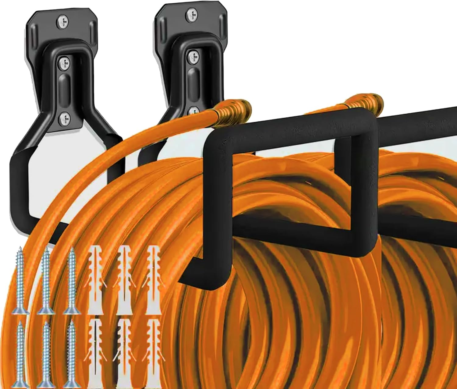 Amazon.com: ZEUKMXOO Garden Hose Holder, Hose Reels for Outside, Water ...