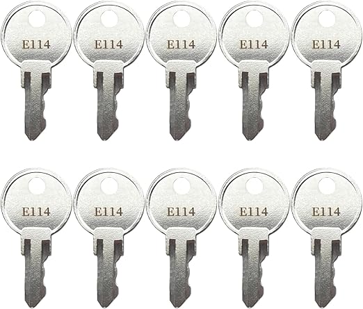 Amazon.com: KeyPower Keys (10) for E114 / E-114 Toilet Paper Dispenser ...