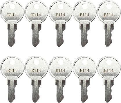 Amazon.com: KeyPower Keys (10) for E114 / E-114 Toilet Paper Dispenser ...