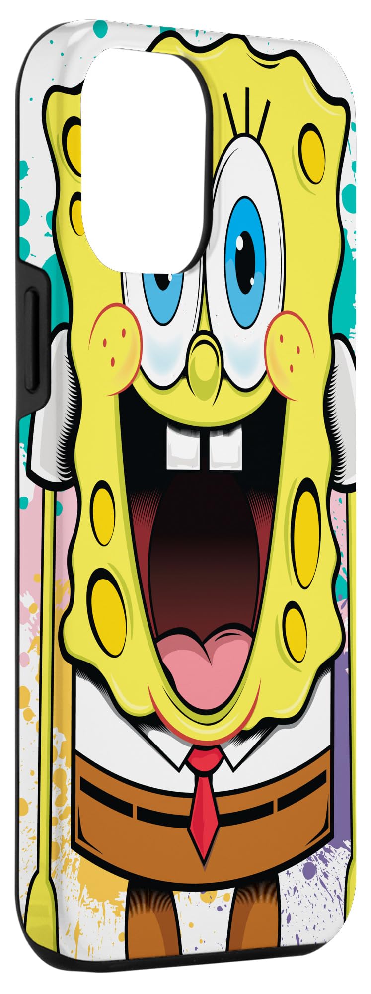 Snapklik.com : Paint Splatter Spongebob Squarepants Case For iPhone 12 ...