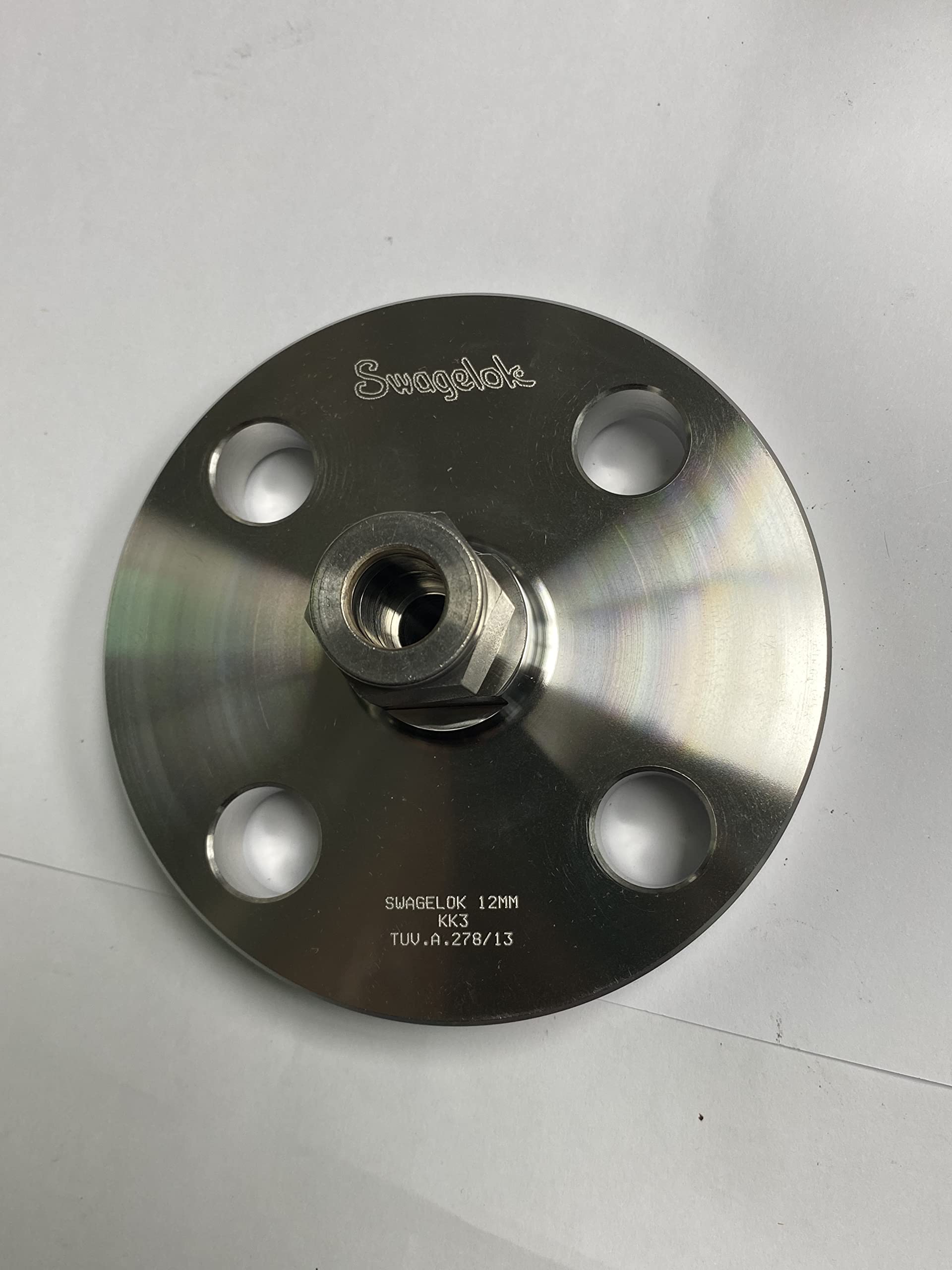 Stainless Steel Ansi Flange Adapter 12 Mm Swagelok Tube Fitting ...