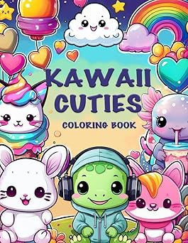 Amazon.com: Kawaii Cuties Coloring Book: Relaxation and Mindfulness ...