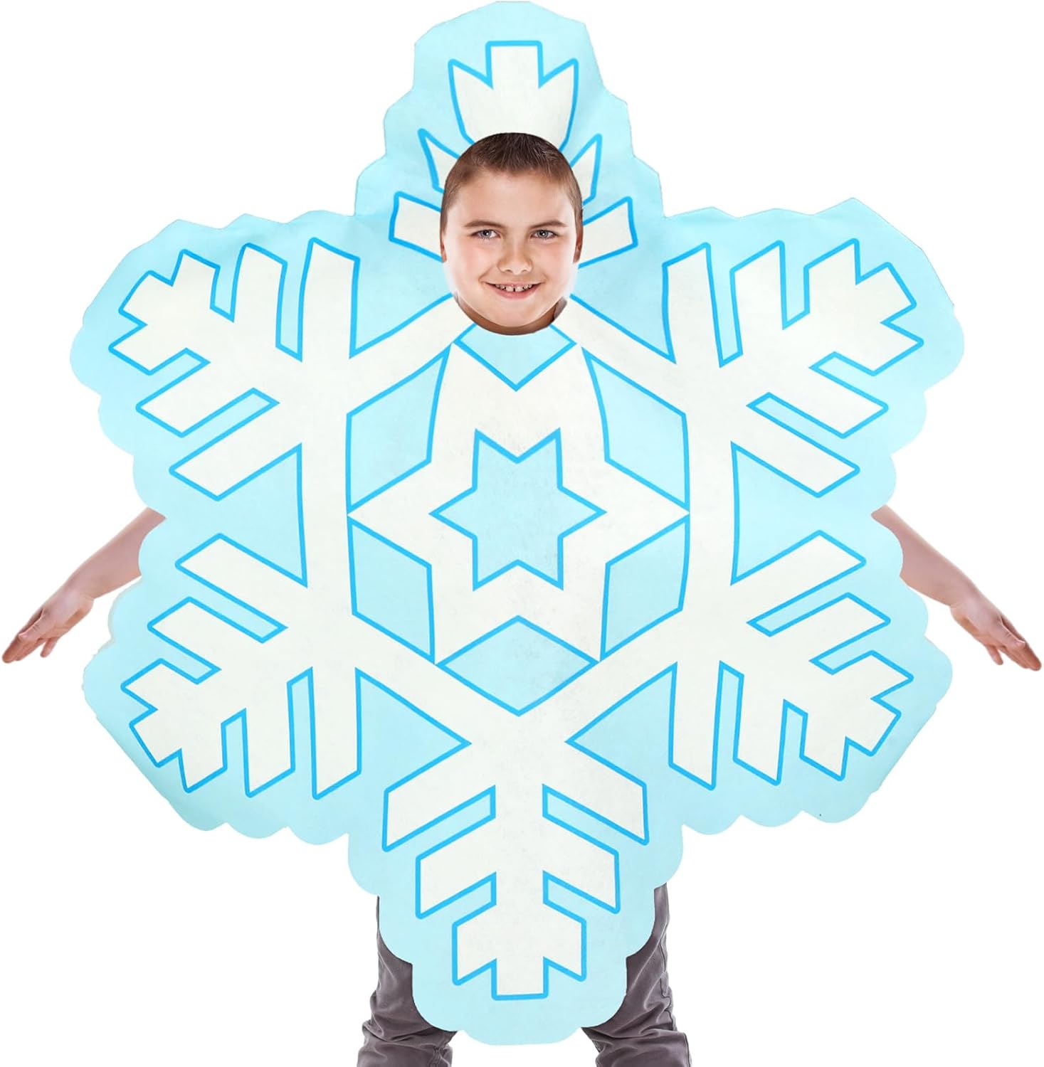 Amazon.com: Berlune Snowflake Costume for Kids Winter Christmas Theme ...