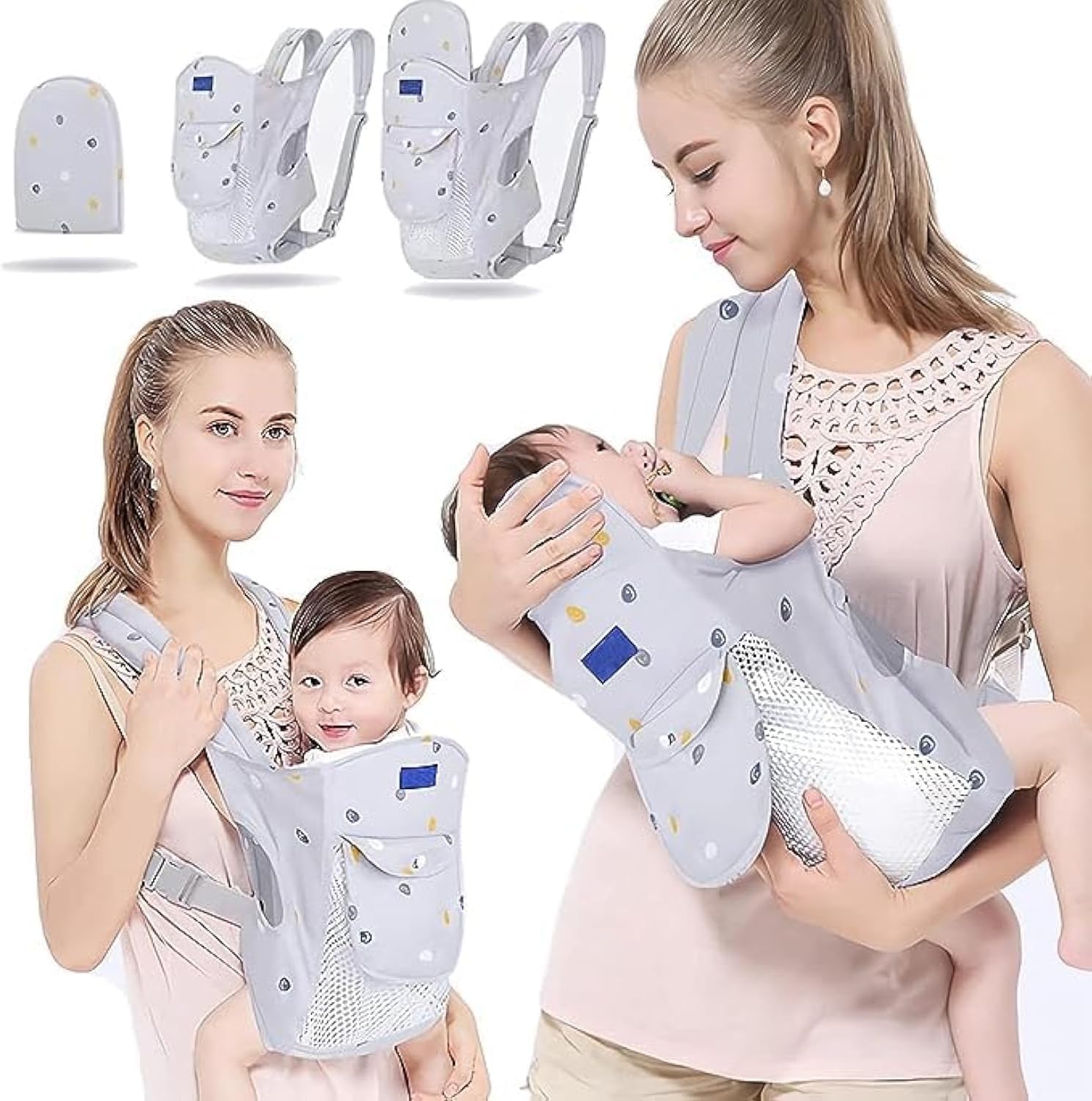 Baby Carrier,Adjustable Baby Holder Carrier, Ergonomic Adjustable ...