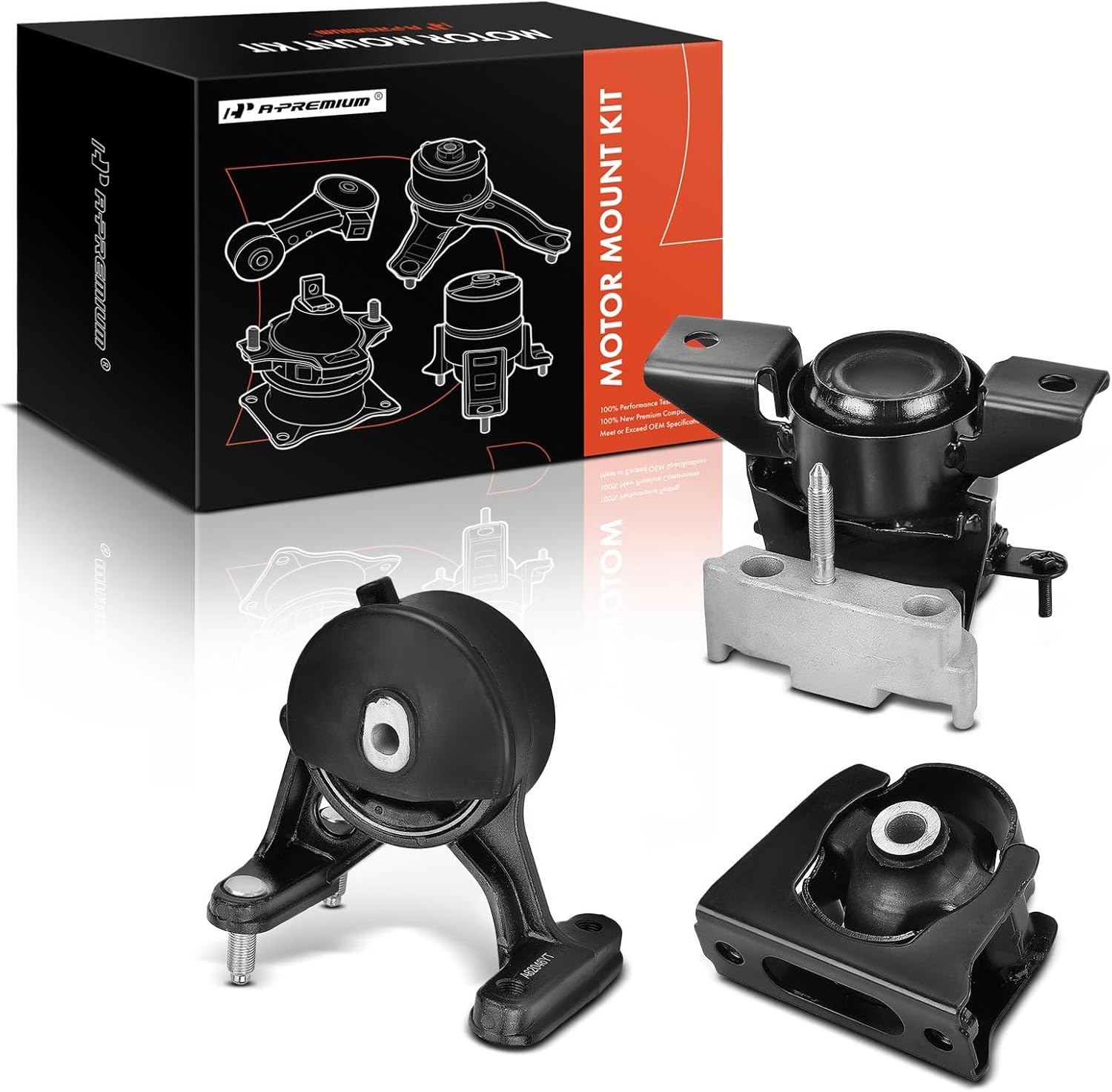 Amazon.com: A-Premium Engine Motor Mount Kit Compatible with Toyota ...