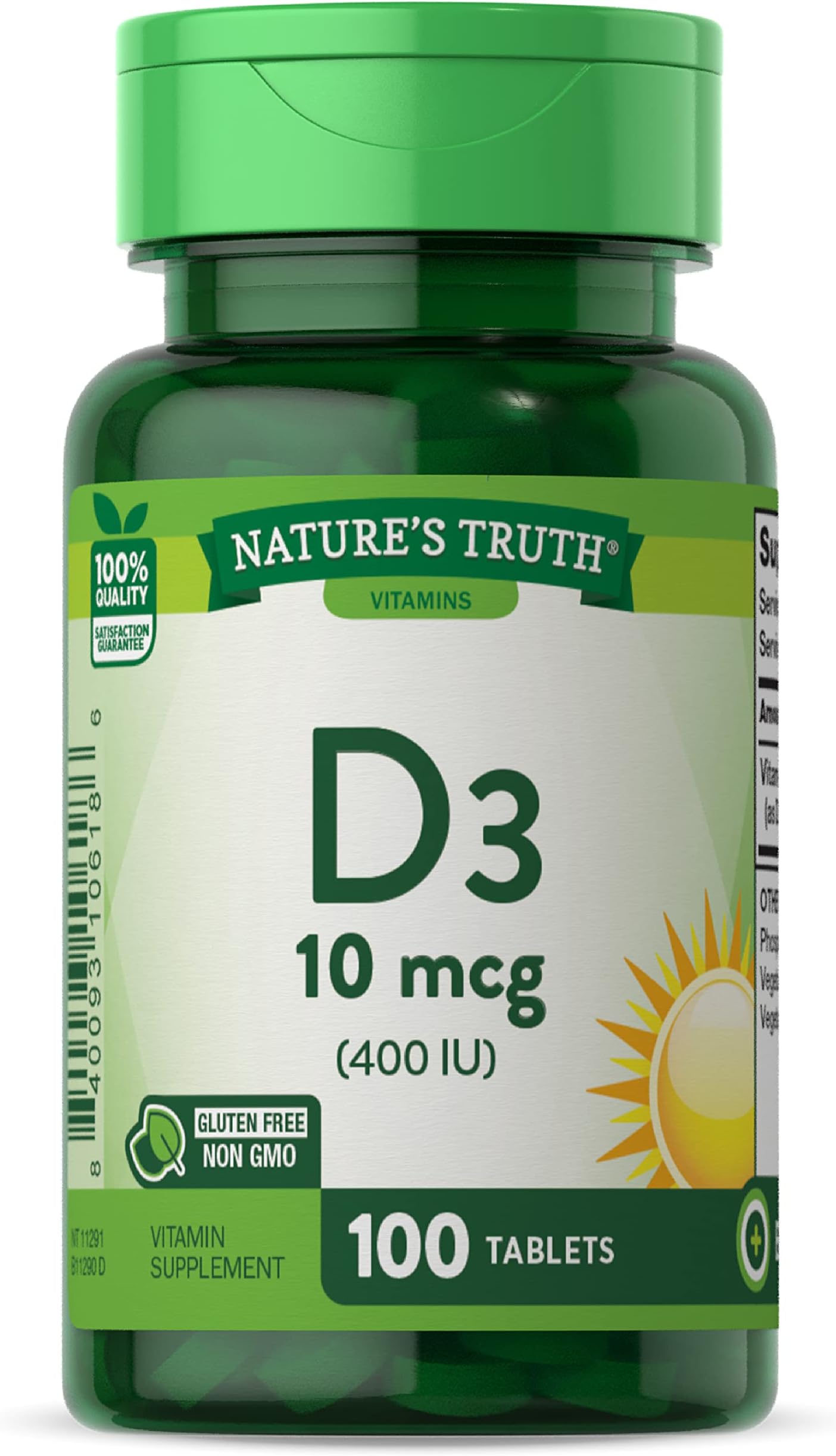 Amazon.com: DEVA Vegan Vitamin D3 Supplement - Once-Per-Day Tablet with ...