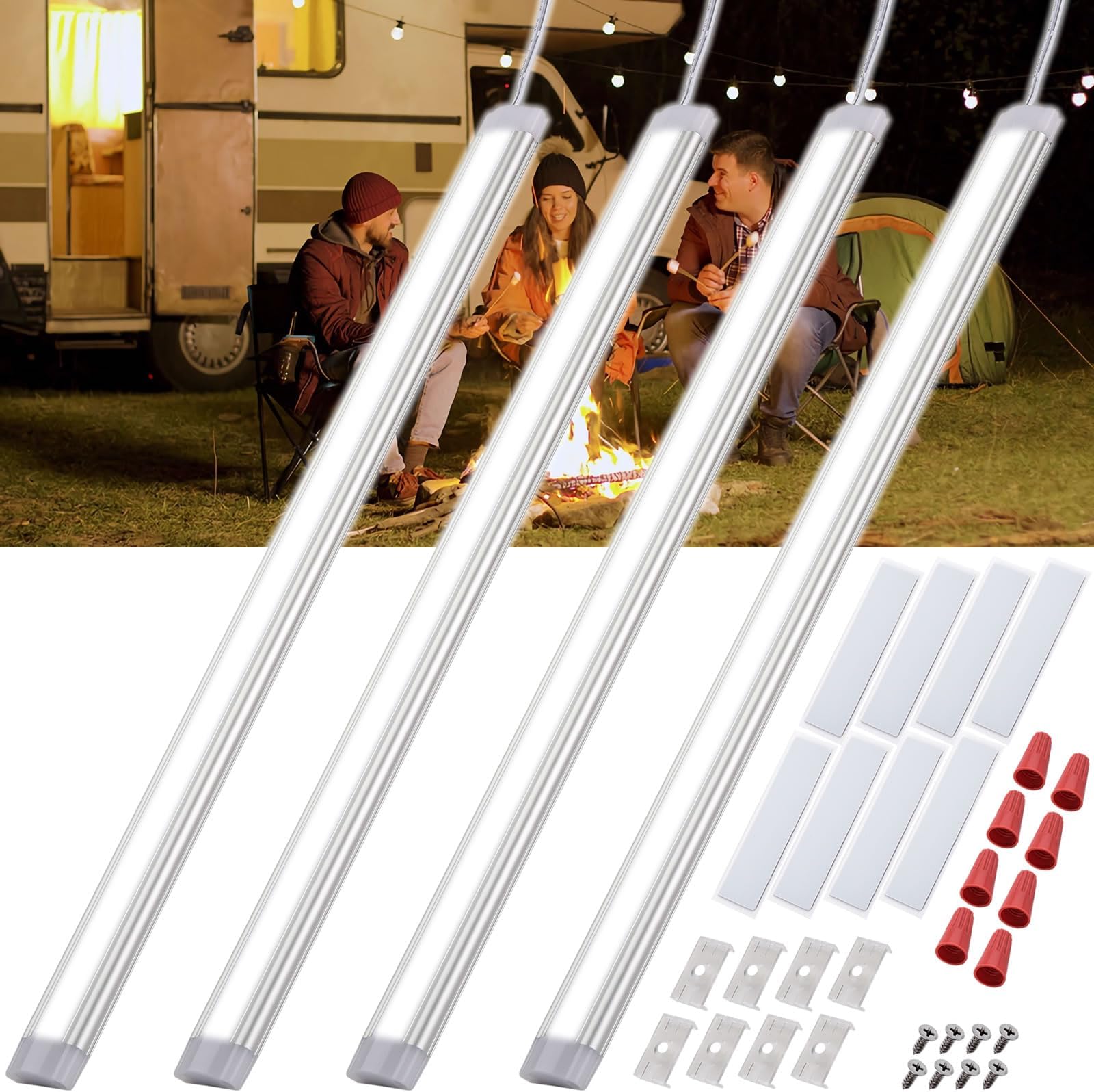 Amazon.com: Lvyinyin RV Interior LED Lighting 15 Inch, DC 12V Light Bar ...