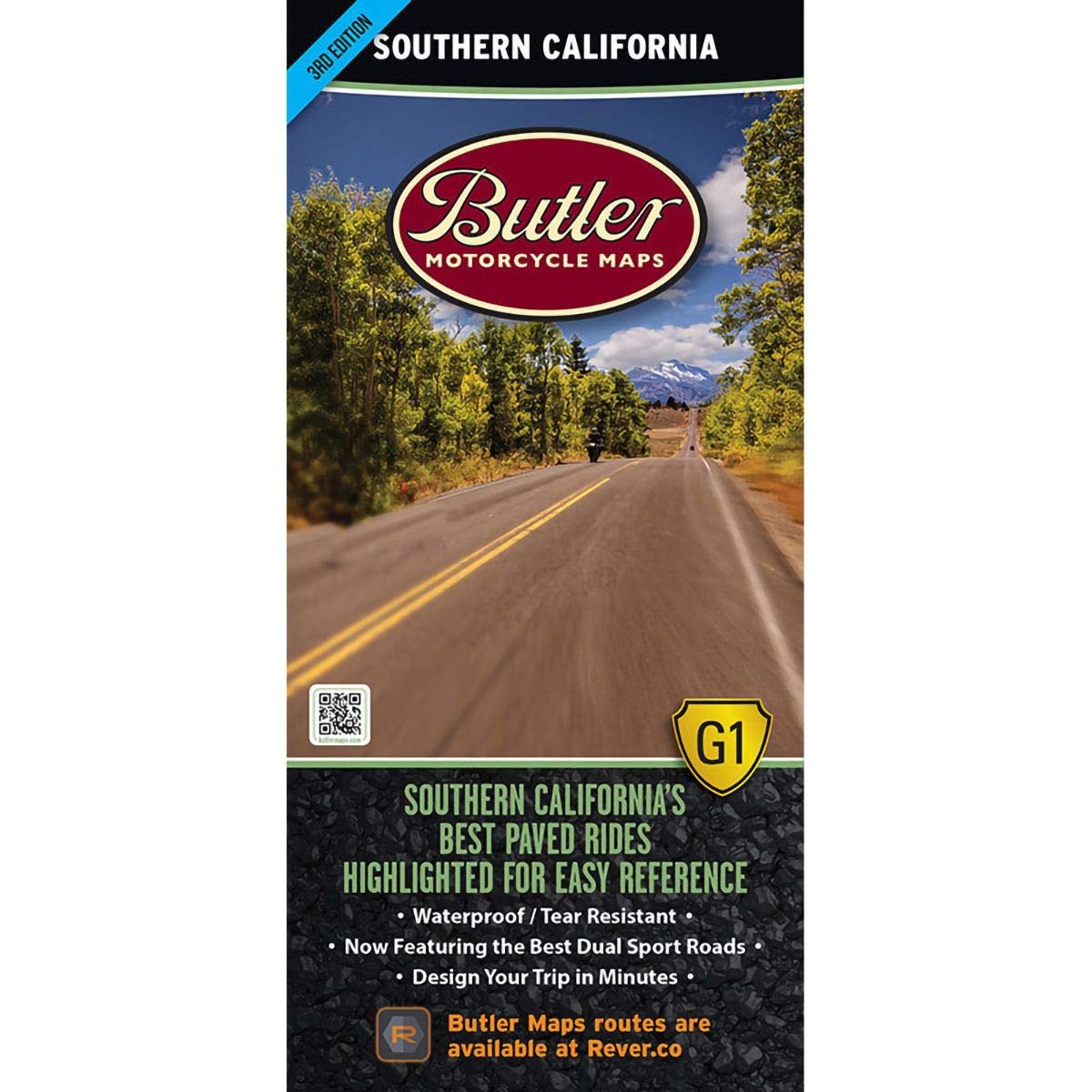 Amazon.com : Butler Maps G1 Regional Motorcycle Map (Southern ...