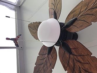 TiKi Tropical Macaw Parrot Bird Ceiling Fan Light Pull - Ceiling Fan ...