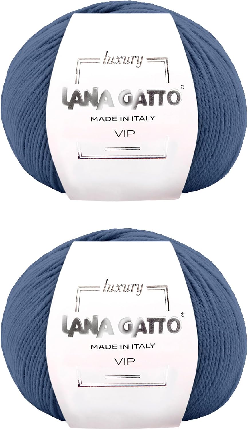 Amazon.com: 2-Pack Cashmere and Extra-fine Merino Wool Luxury Yarns for ...