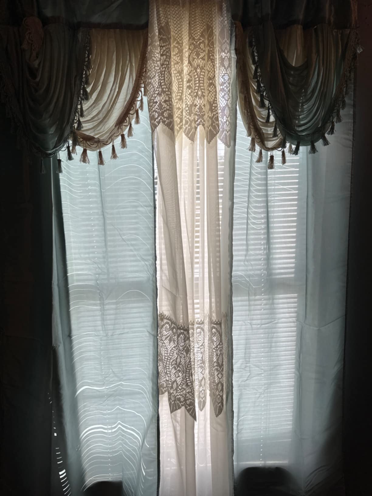 $5/mo - Finance Regal Home Collections Amore Curtains 5-Piece Window ...