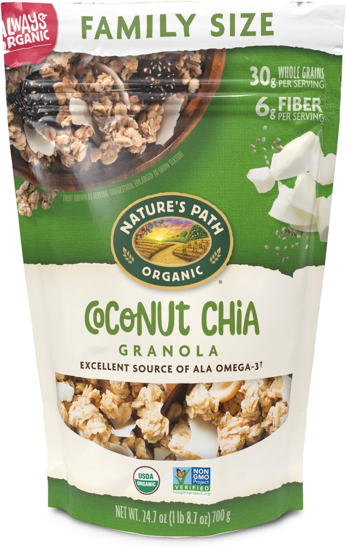 Amazon.com: Natures Path Organic Pumpkin Seed & Flax, 35.3 Oz: Granola ...