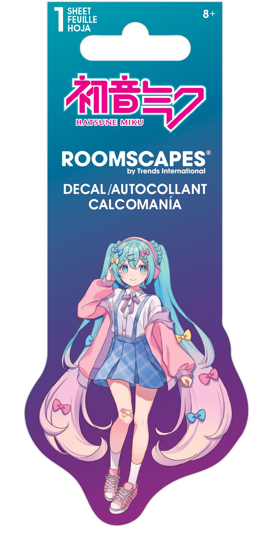 Amazon.com: Hatsune Miku - White Vinyl Die-Cut - 4 Color Decal White ...