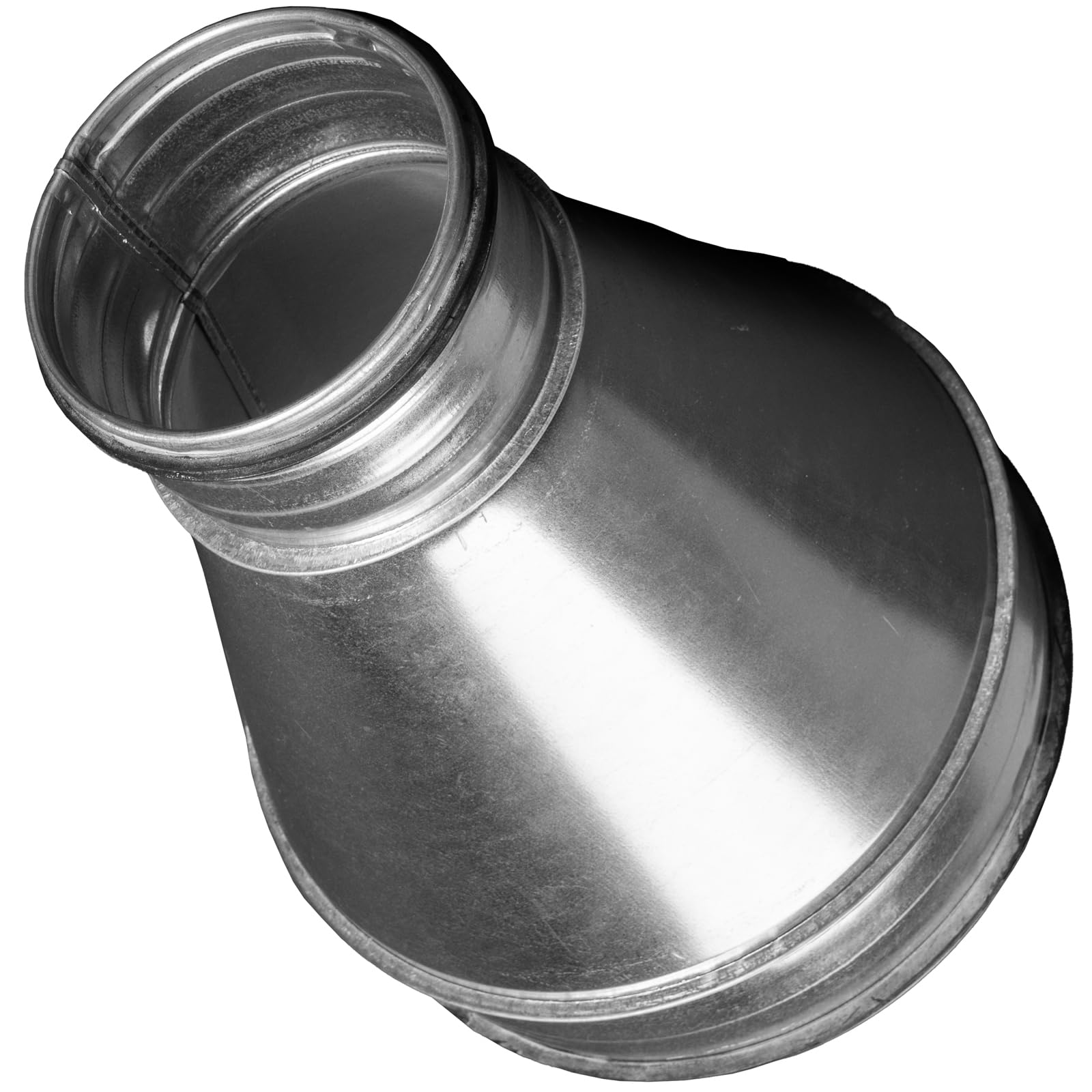 Vent Systems 8" Inch to 4" Inch Galvanized Steel Duct Reducer with ...