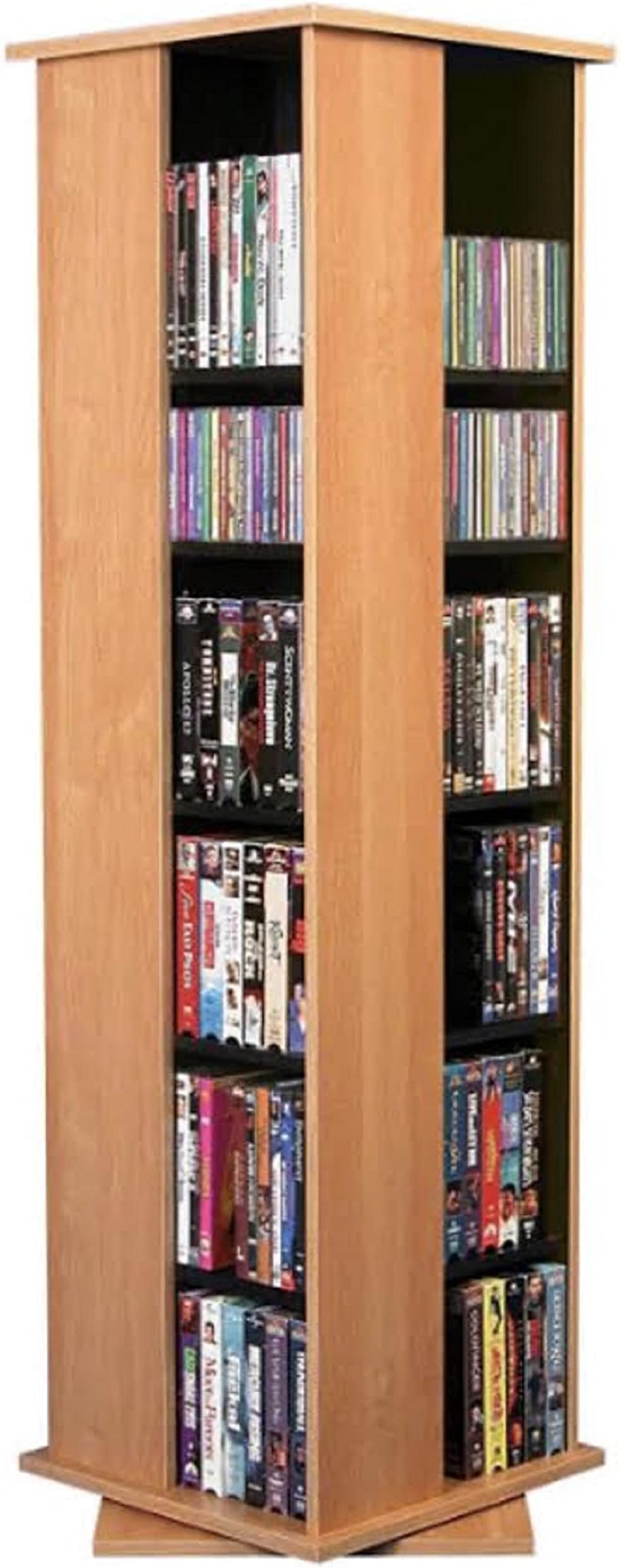 Amazon.com: Pemberly Row 53" 2-Sided CD DVD Media Spinning Storage ...