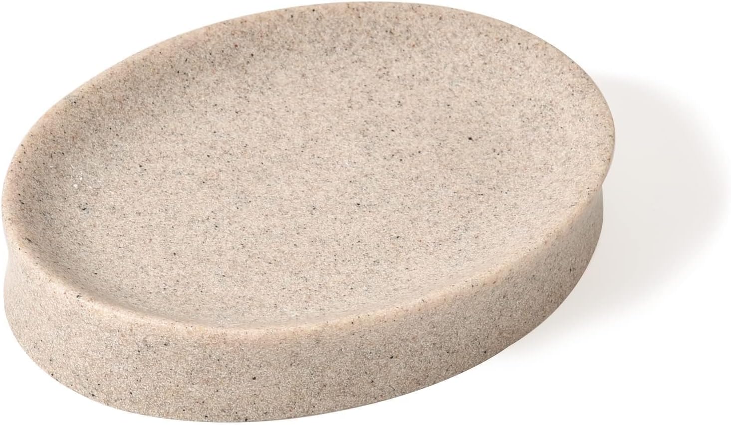 Amazon.com: IMEEA Soap Dish Marble Look Resin Soap Tray Oval Soap ...