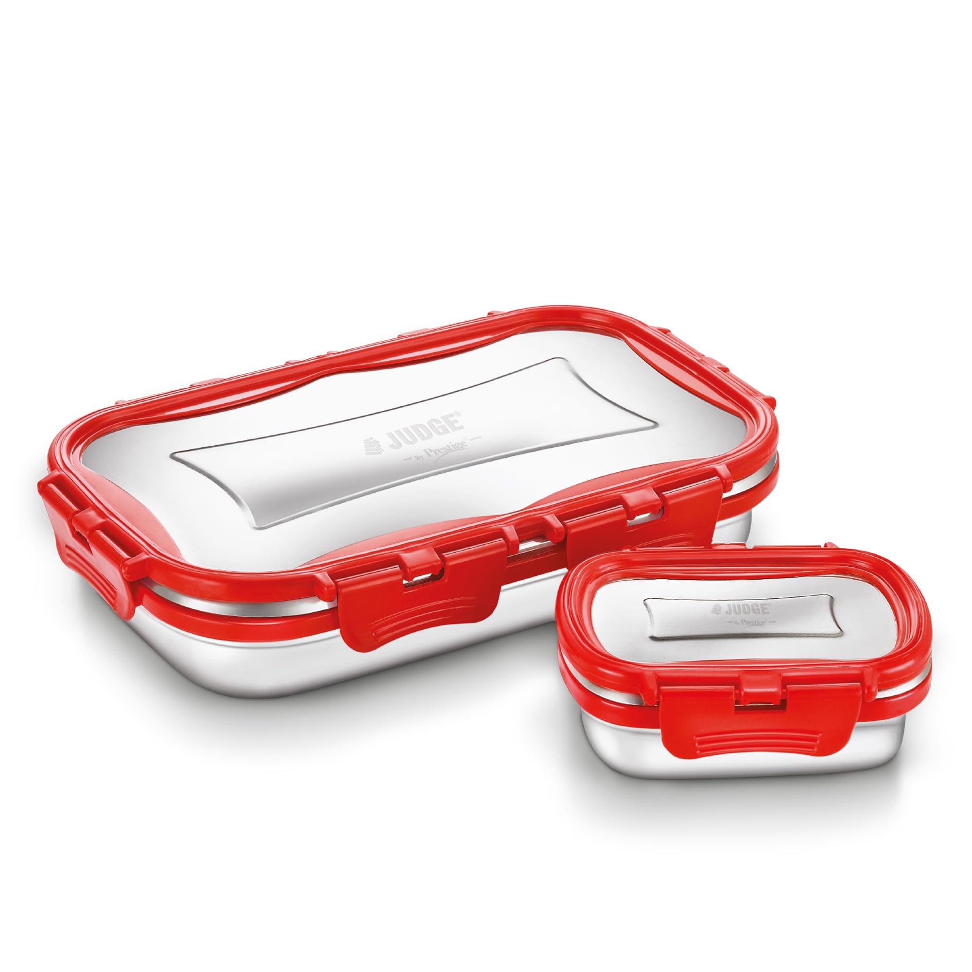 Buy Judge by Prestige Non-Insulated Classic Jumbo Lunch Box, Set of 2 ...
